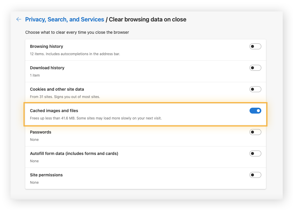 Cómo borrar su caché en Microsoft Edge